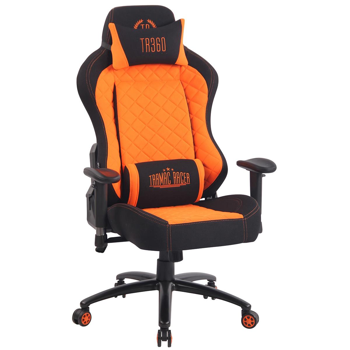 Sedia Gaming MAXIM, Design Esclusivo, Confortevole, Tessuto, Arancione ...