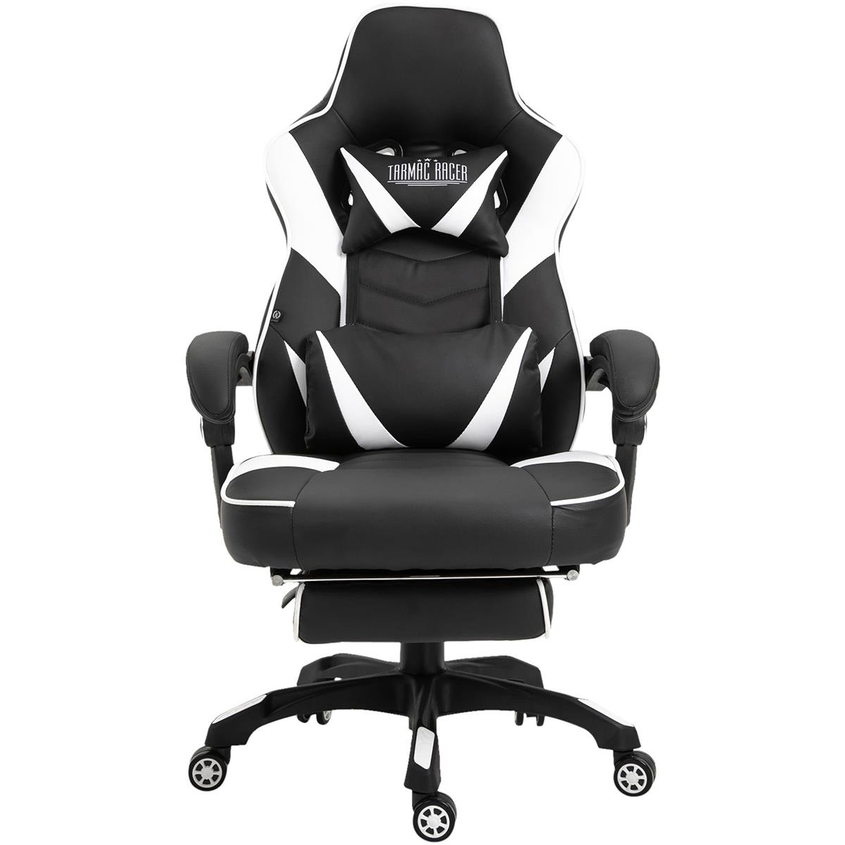 Poltrona Gaming SENNA, Confortevole, Poggiapiedi e Supporto Lombare ...