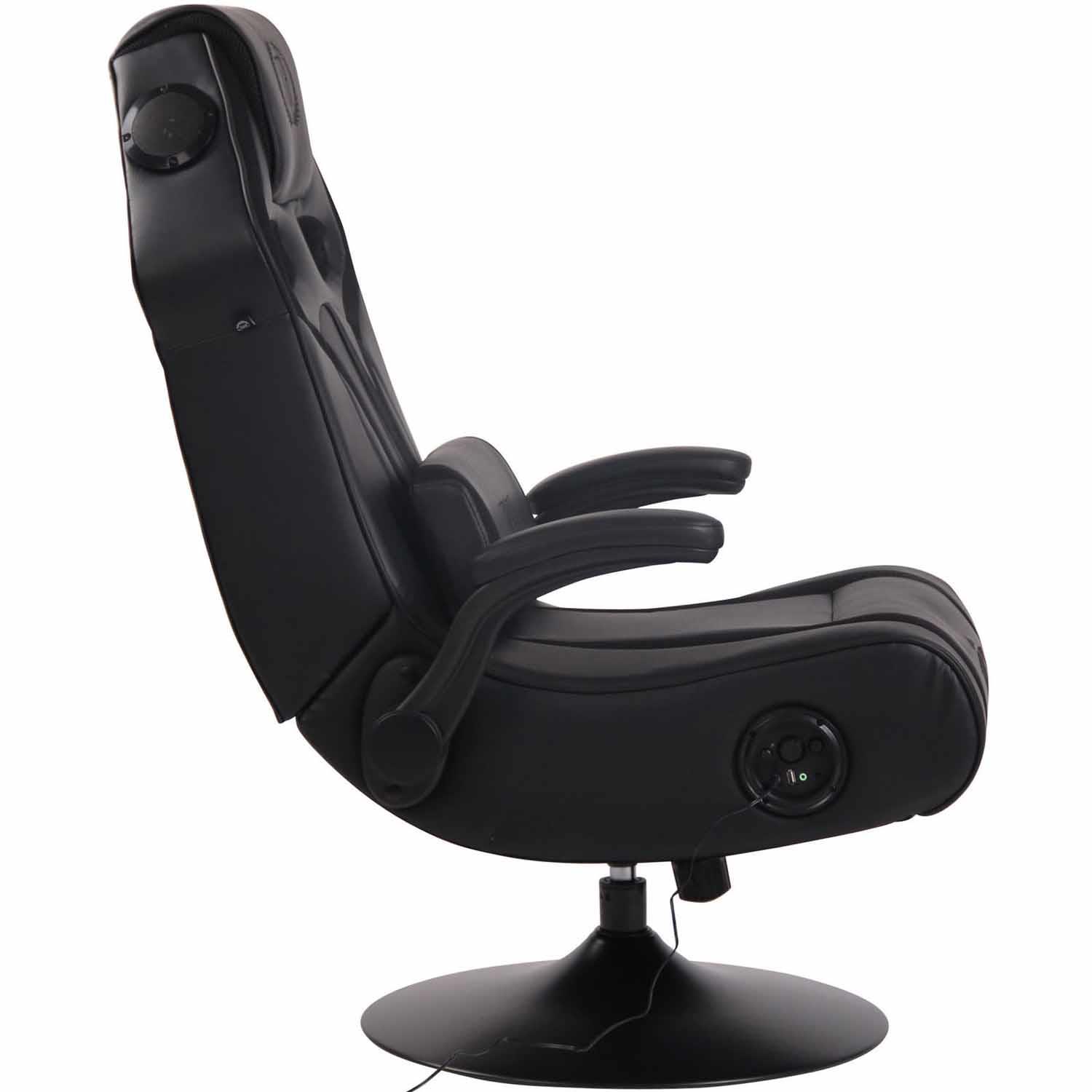 Poltrona Gaming TAUKEN PRO, Sistema Audio Integrato, Rete e Pelle, Nero ...