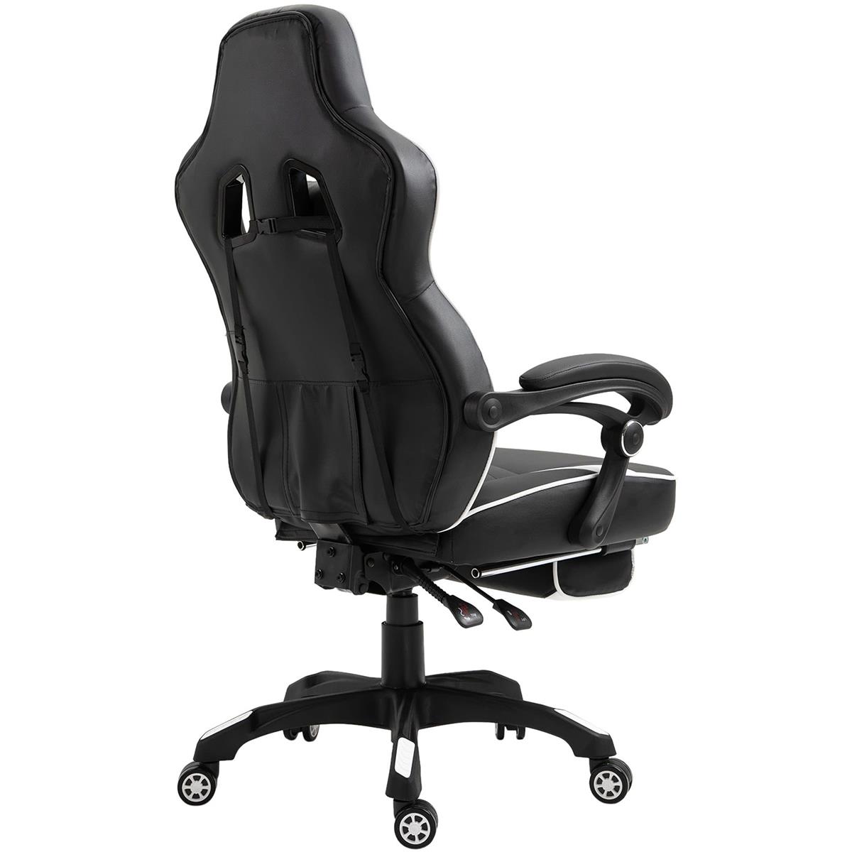 Poltrona Gaming SENNA, Confortevole, Poggiapiedi e Supporto Lombare ...