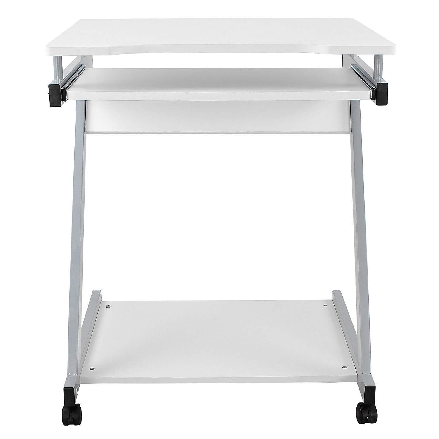 Scrivania per PC modello MANE, 60x48x73 cm, in Legno Bianco ...